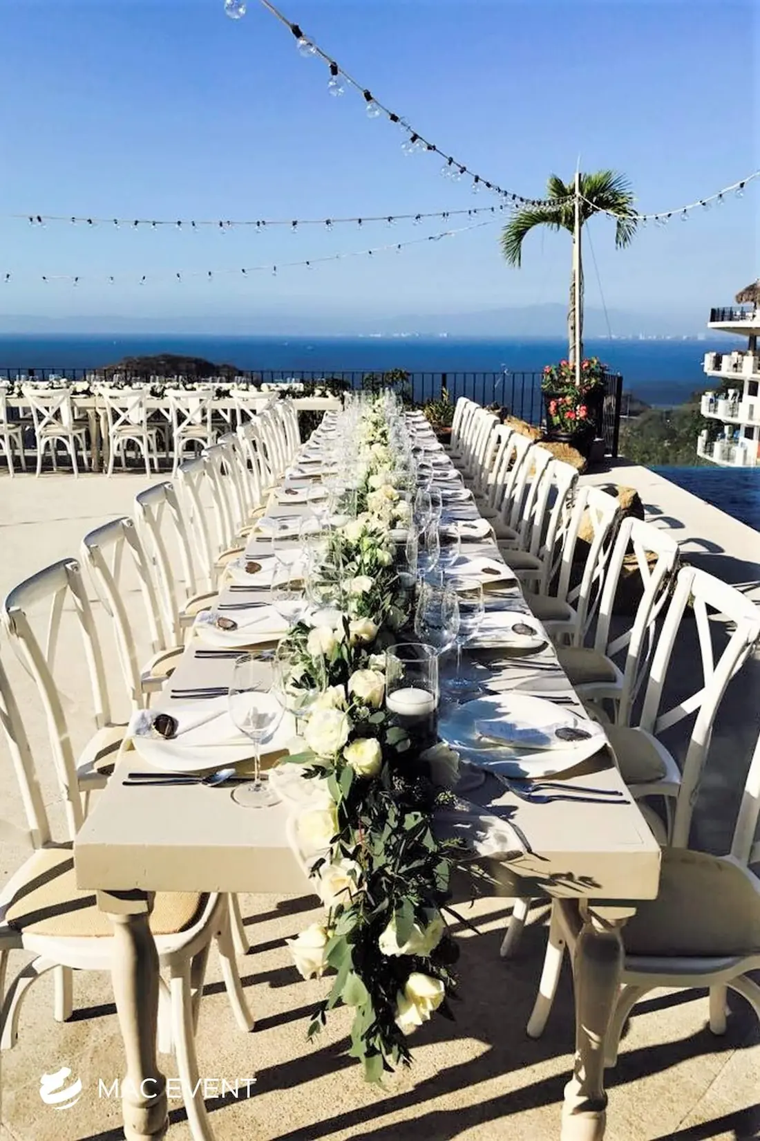 Long Table Centerpiece in Holbox: Weddings, Parties, Corporate Events